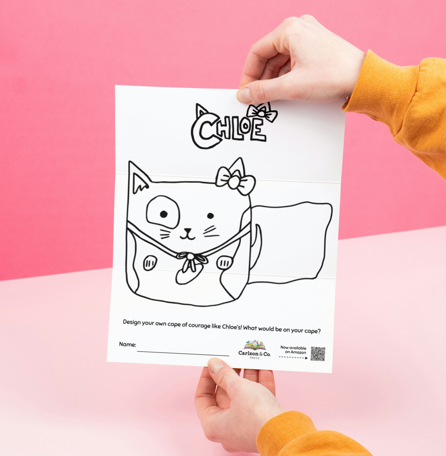 Free Printable Chloe Coloring Sheet – Carlson & Co Press